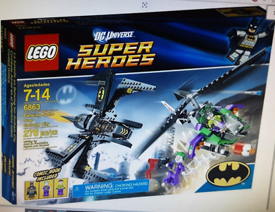 LEGO 6863 BATMAN BATWING BATTLE OVER GOTHAM CITY JOKER new 673419190398 ...