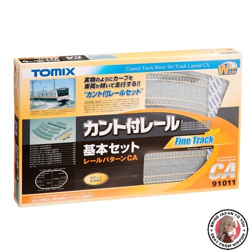 NEW Tomytec Tomytec Tomix N gauge canted rail basic set CA 9101 | eBay ...