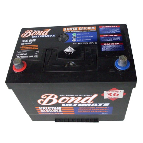 Bond Battery 356SMF for Ford Ranger PJ PK 3.0L Turbo Diesel 2007-2011 ...