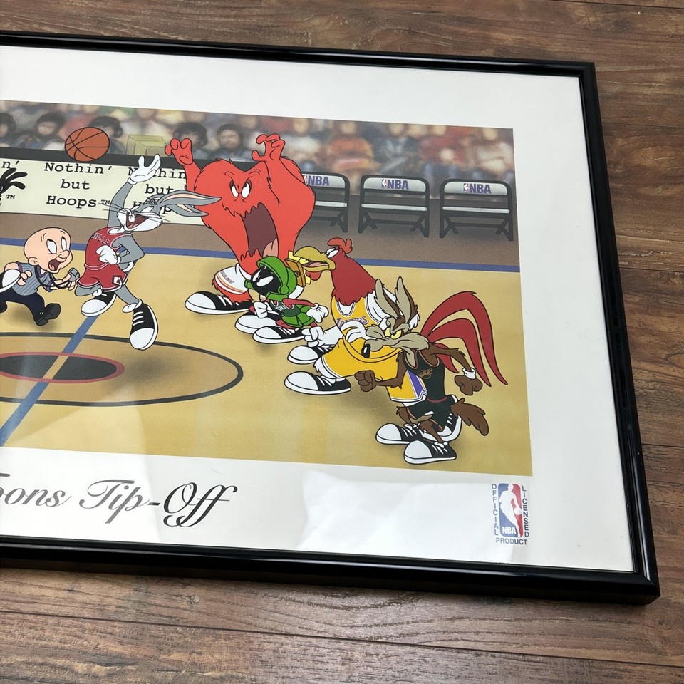 Looney Tunes The Toons Tip-Off Framed Limited Edition NBA Licensed #38/ ...