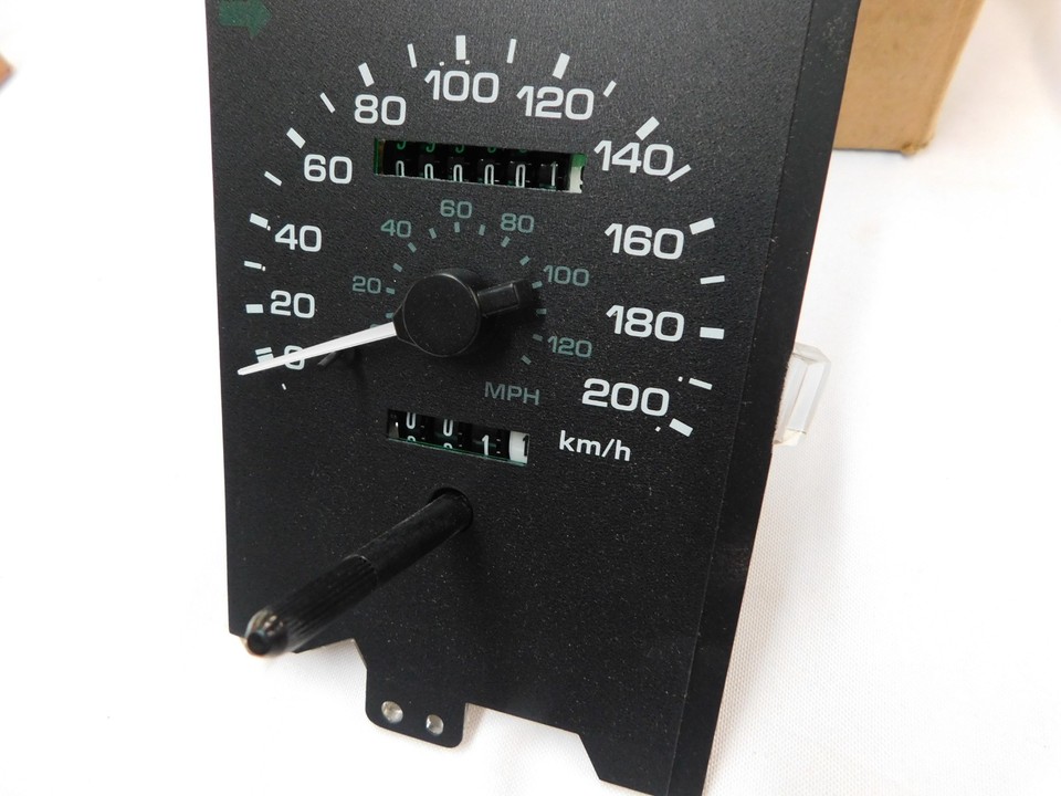 NOS OEM Ford 1989 Mustang 200 KPH Speedometer Odometer 1987 1988 GT Fox ...