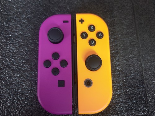 nintendo switch Neon Purple And Orange joy cons | eBay