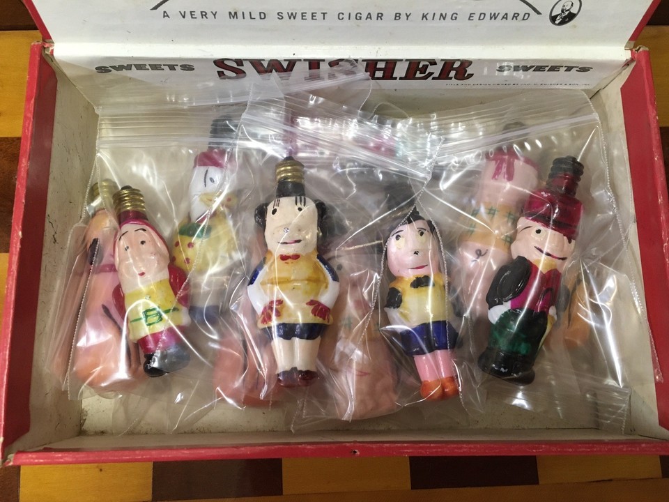 Collection of Vintage Painted Figural Disney Character Christmas Light ...