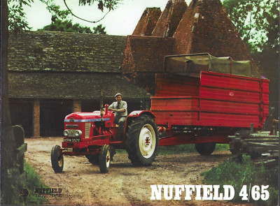 Early 1970s NUFFIELD 4/65 Tractor Brochure 4 pgs BRITISH LEYLAND LTD | eBay