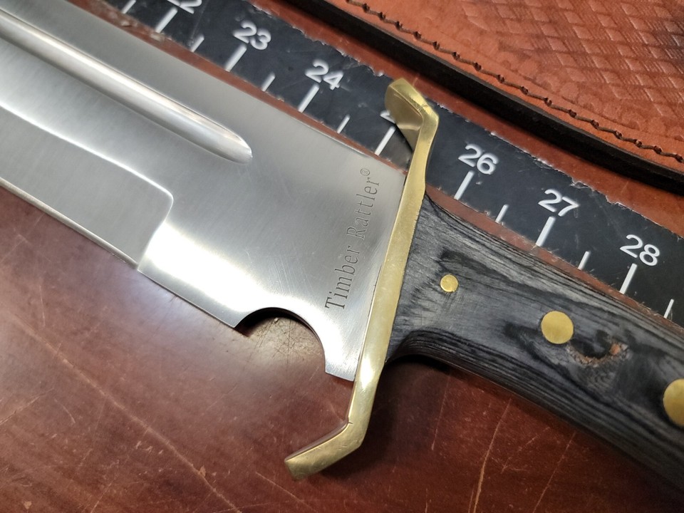 Timber Rattler TR65 Bowie Knife Full Tang with Sheath | eBay