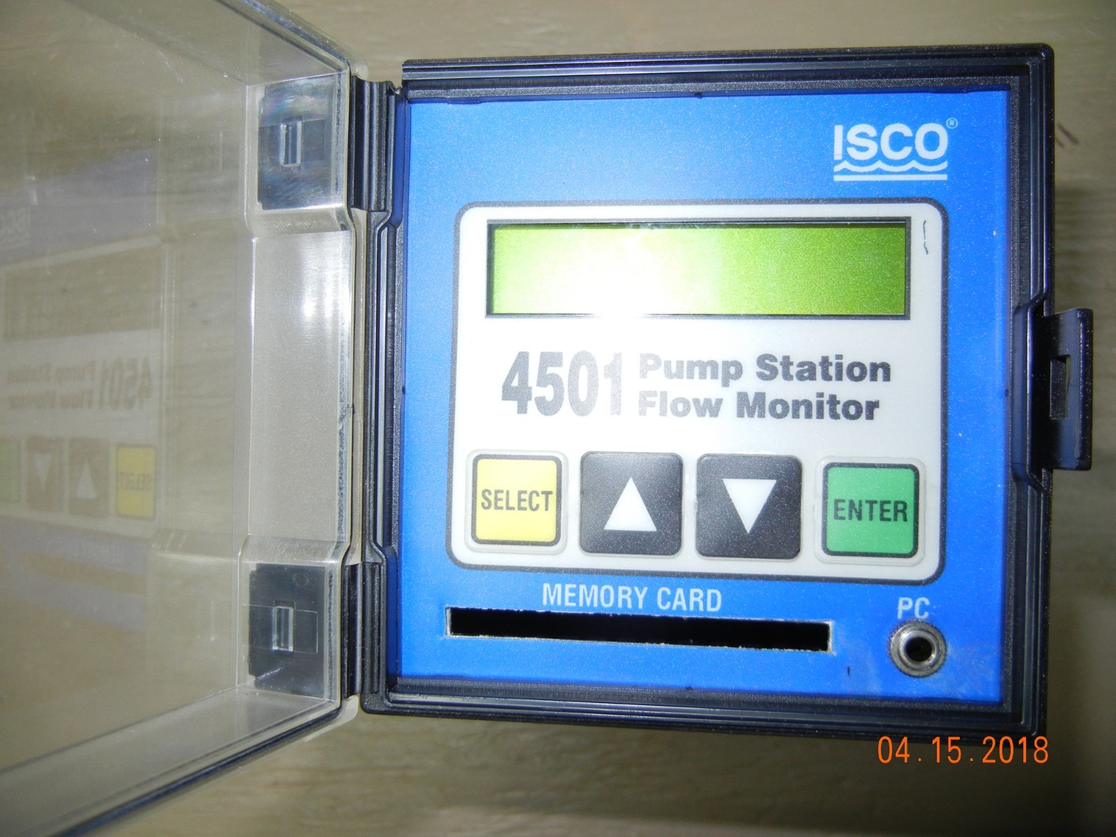 ISCO Pump Station Flow Monitor model 4501 with Memory Card Slot | eBay