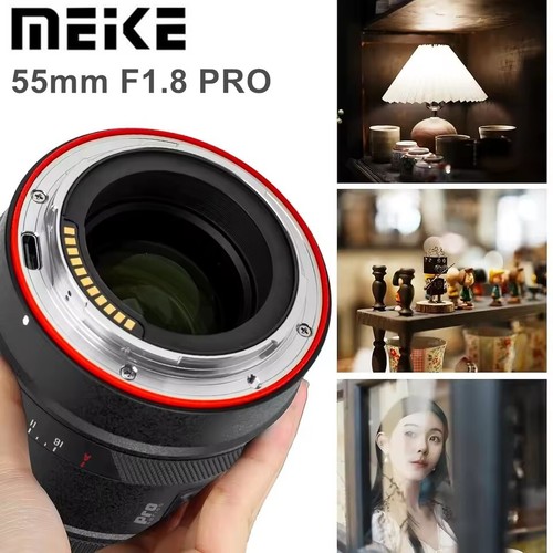 MEIKE 55mm F1.8 Pro Full Frame Auto Focus Lens for Fujifilm Fuji X ...