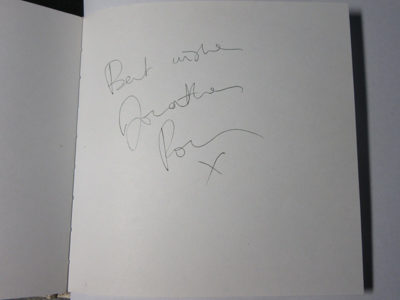 Lot29 - JONATHAN ROSS - Genuine Signed Autograph Album Page | eBay
