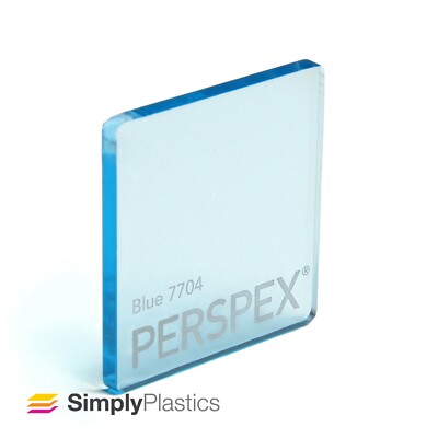 Perspex® Blue 7704 Tinted Cast Acrylic Plastic Sheet Panel / Various ...