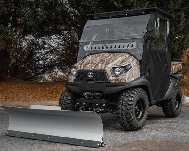 Black Rtv Kubota RTV 400, 500, 520 Winch Mount Utv Plow