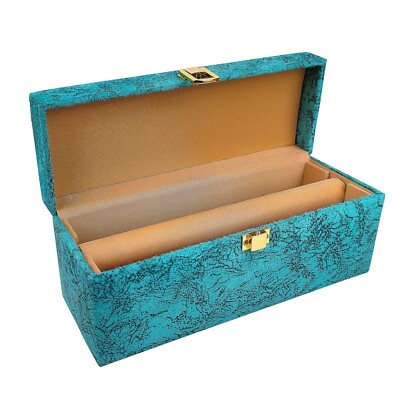 Wooden One Rod Bangle/Jewelry Organizer Box For Women's ( Teal ) | eBay