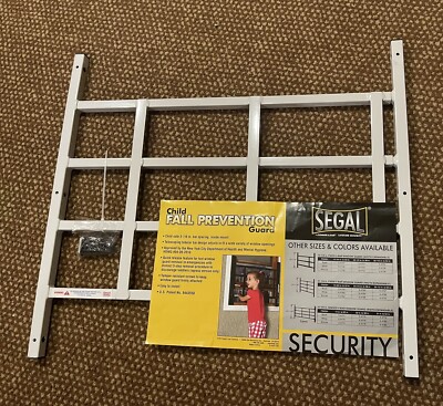 Segal S 4764 Fixed Adjustable Child Safety Window Guard 21.25” X 23.5 ...