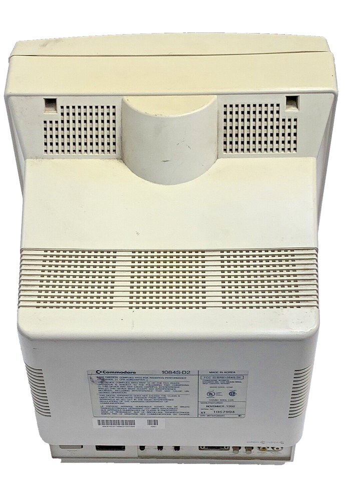 Commodore 1084S-D1 Monitor - VINTAGE 1992 WORKING *READ FULLY PLEASE ...