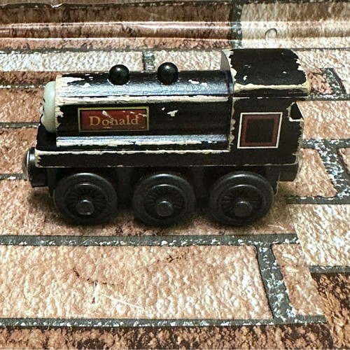Thomas & Friends DONALD Wooden Train Engine Toy - Black | eBay