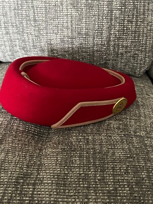 Emirates Airline Cabin Crew Hat - Flight Attendant Size Small RARE ...
