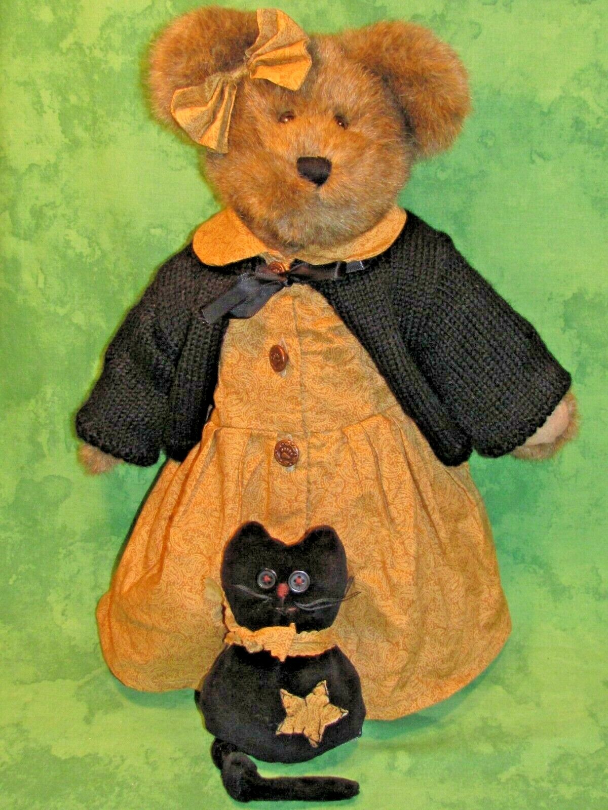 Boyd's Bears~CHARLOTTE TWEESBEARY & HOBBS(CAT)~16"~QVC-Halloween-Fall ...
