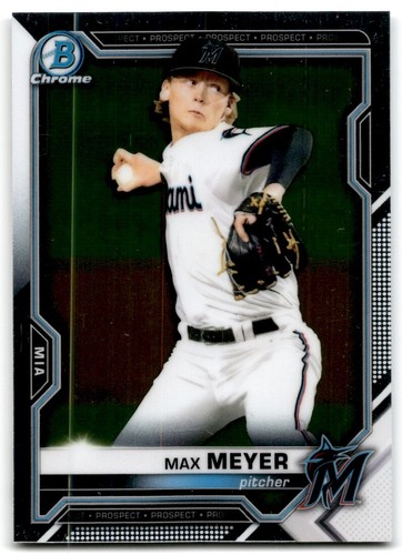 2021 Bowman Chrome Max Meyer Baseball Cards #BCP-66 | eBay