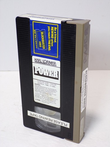 Power 1986 VHS Richard Gere Denzel Washington Karl Lorimar Home Video ...