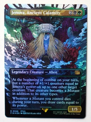 Jenova, Ancient Calamity -Borderless Foil- NM -Commander: Final Fantasy ...