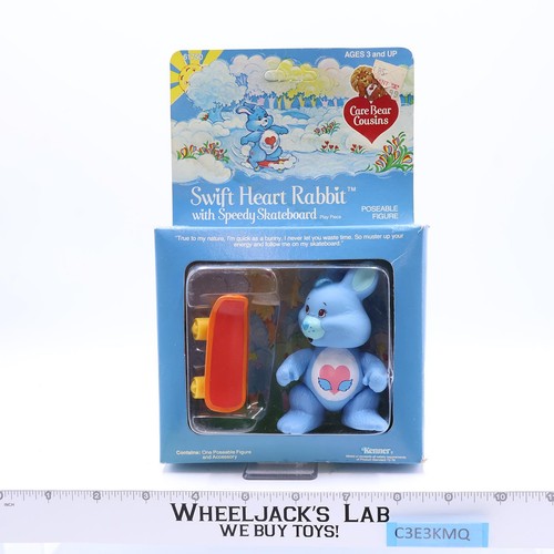 Swift Heart Rabbit Care Bear Cousin Care Bears 1985 Kenner 3.5" Figure ...