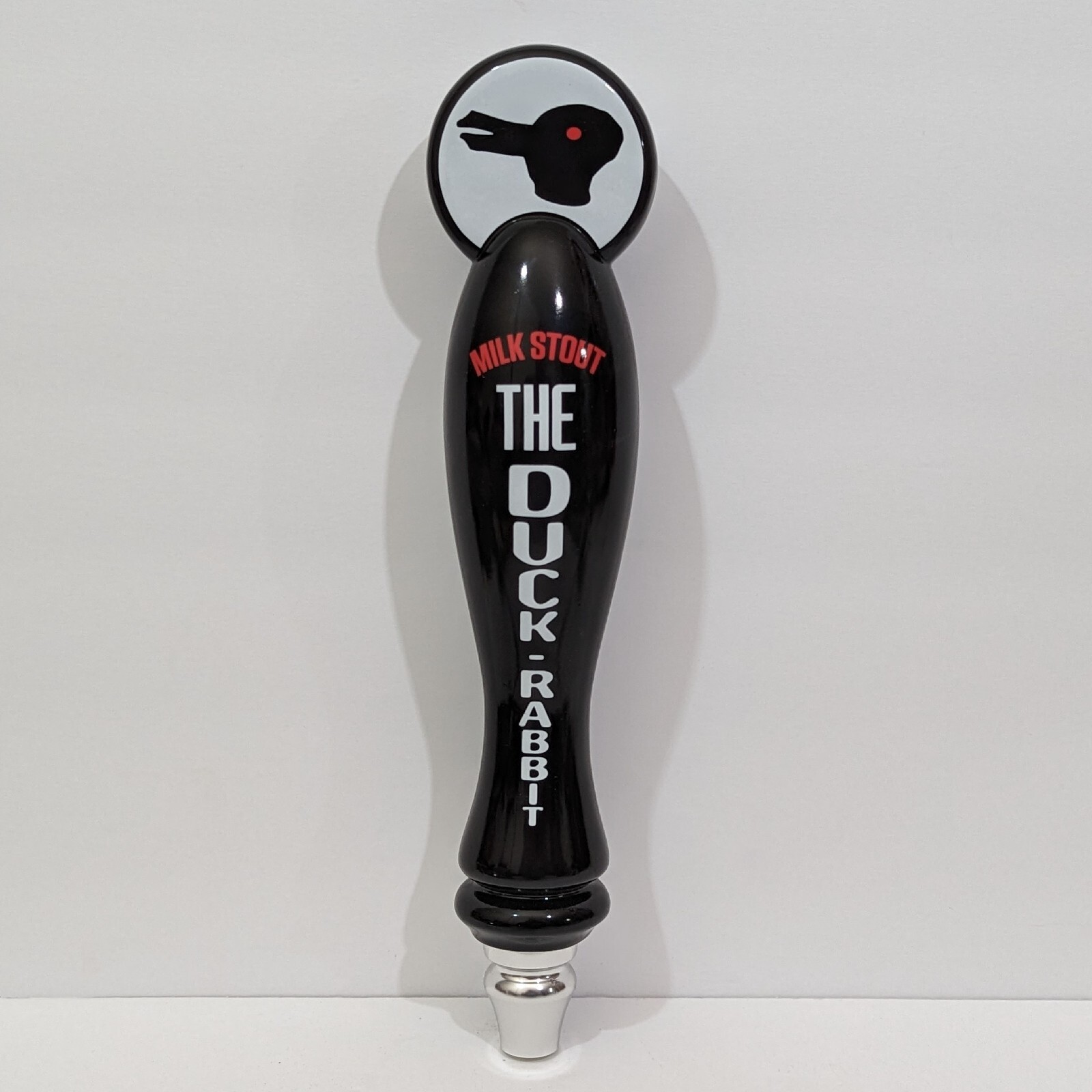 The Duck Rabbit Brewery Milk Stout Beer Bar Collectible 13" Tap Handle ...