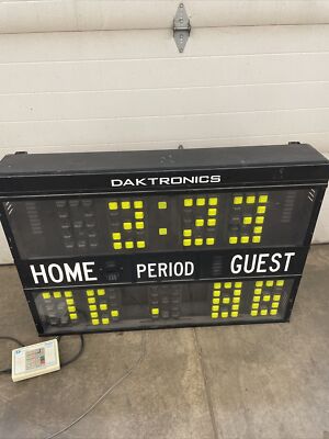 Vintage Daktronics MS-1000 Scoreboard, Powers On, As Is, See Details ...