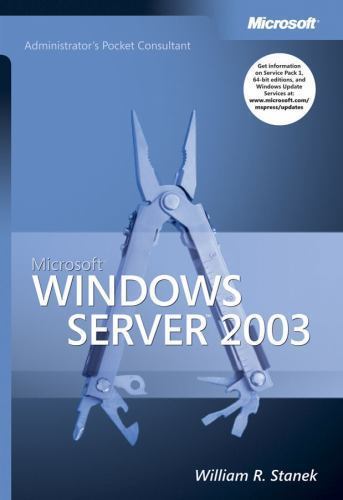 Microsoft Windows Server 2003 Administrator's Pocket Consultant by ...