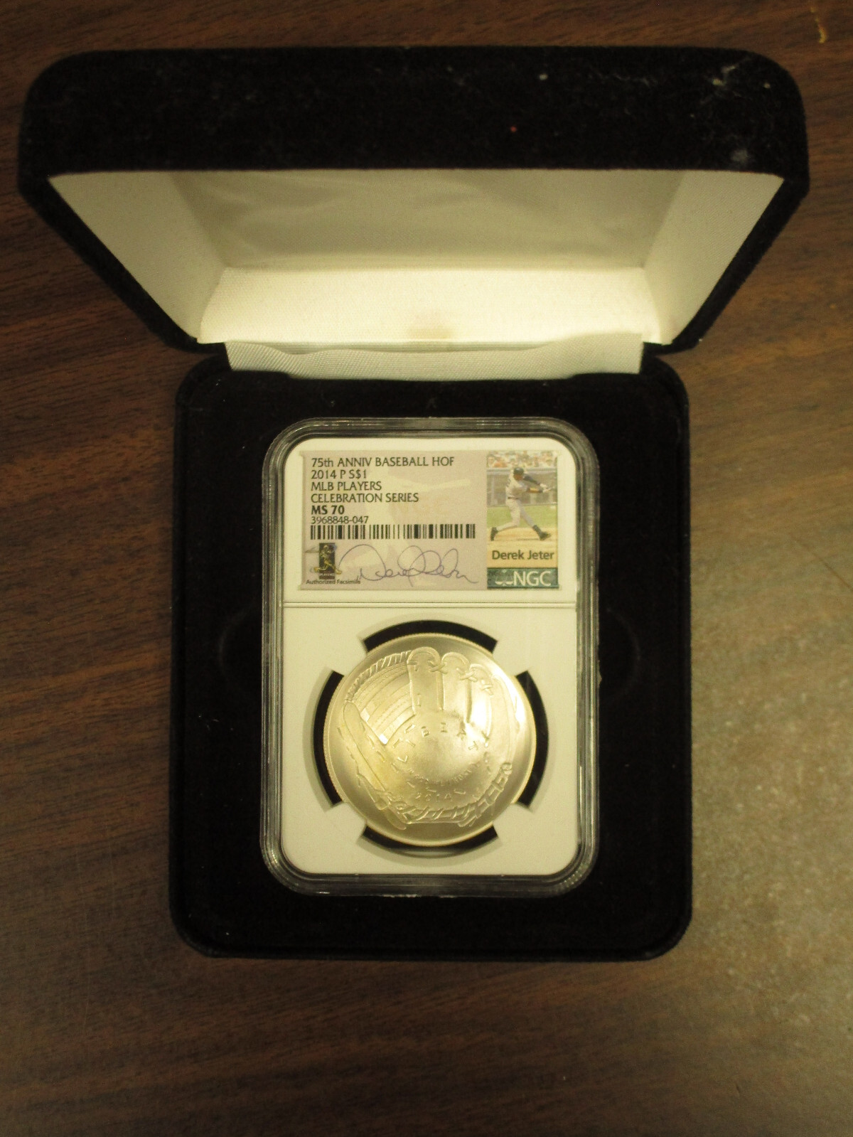2014-P NGC MS70 75th Anniversary Baseball MLB Players $1 Silver Coin ...