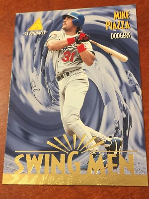 1995 Pinnacle Swing Men MIKE PIAZZA Los Angeles Dodgers 300 NRMT | eBay