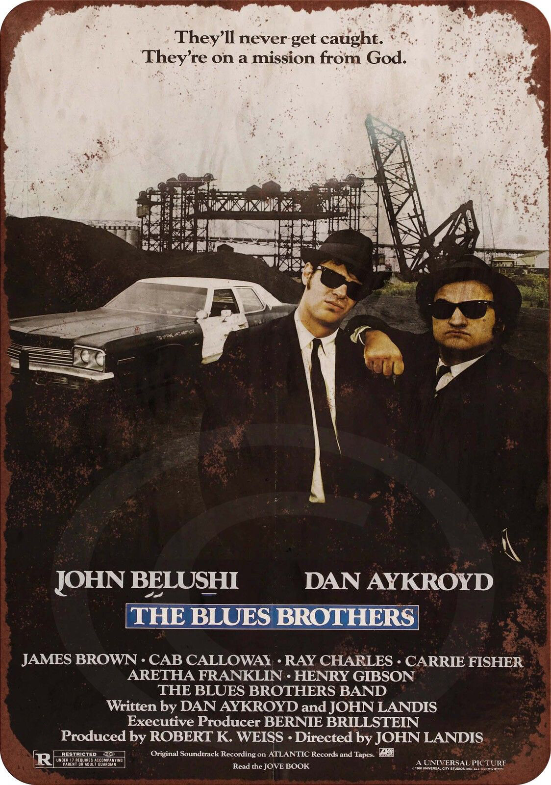 1980 The Blues Brothers Vintage look reproduction metal sign 8 x 12 | eBay