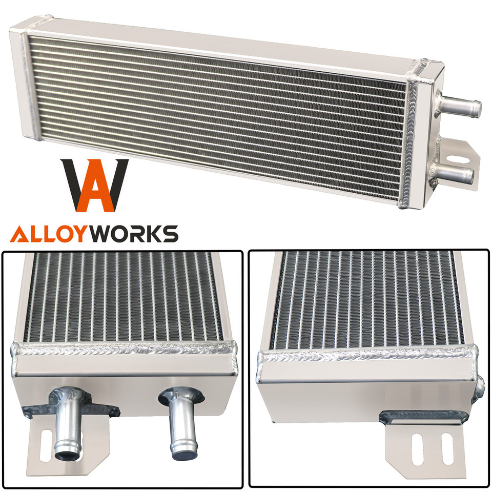2 Rows Air to Water Intercooler Aluminium Liquid Heat Exchanger Turbo ...