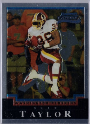 2004 Bowman Chrome Sean Taylor #120 Rookie RC HOF Washington Redskins ...