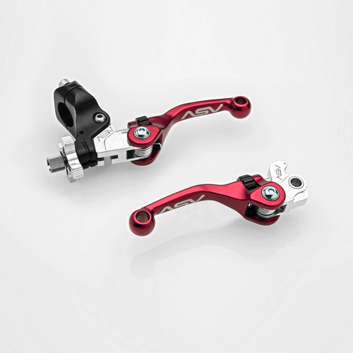 ASV F4 Quad ATV Lever Set Red Short Yamaha YFZ450 R SE 2007-2024 | eBay