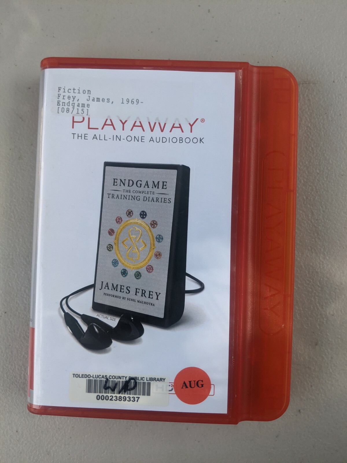 PLAYAWAY BOOK shelf174H ~ END GAME THE COMPLETE TRAINING DIARIES ...