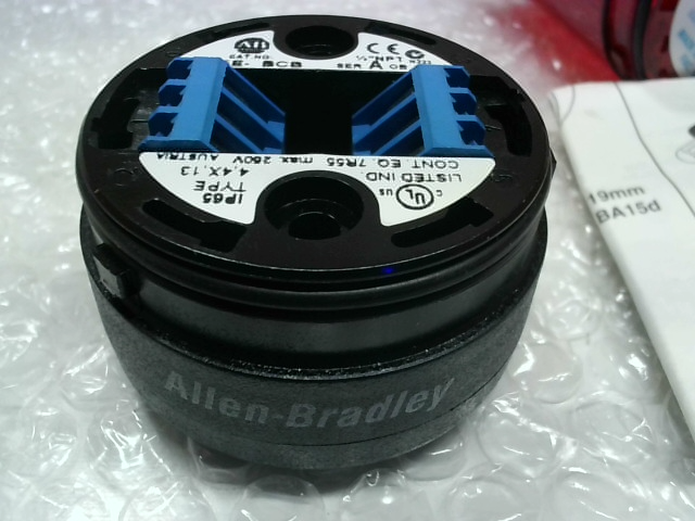 Allen Bradley 855E-24TL4 24V Steady Red Control Stack Control Light ...