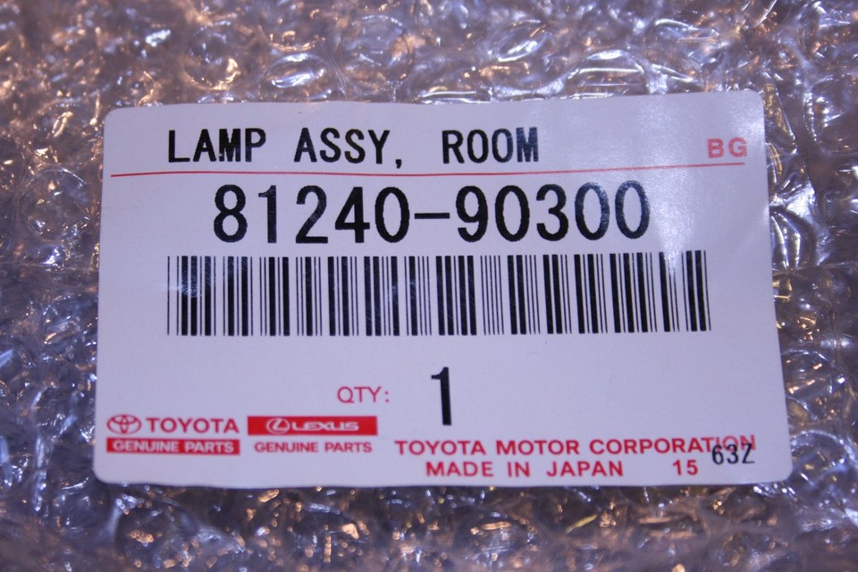 81240-90300 Interior Room Lamp Assembly - 1974-1982 FJ40 - Genuine ...