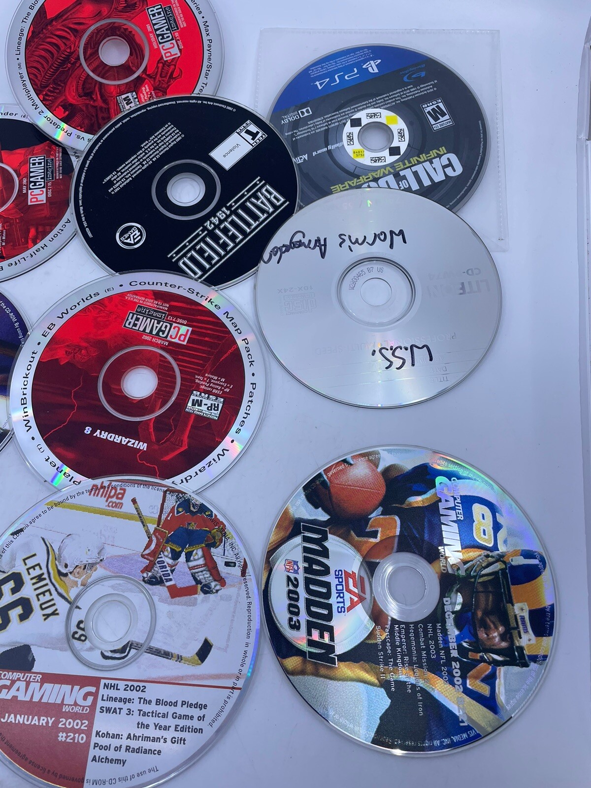 LOT of 20 Vintage Games PC CD Computer Games Sims , Ghost Recon ...