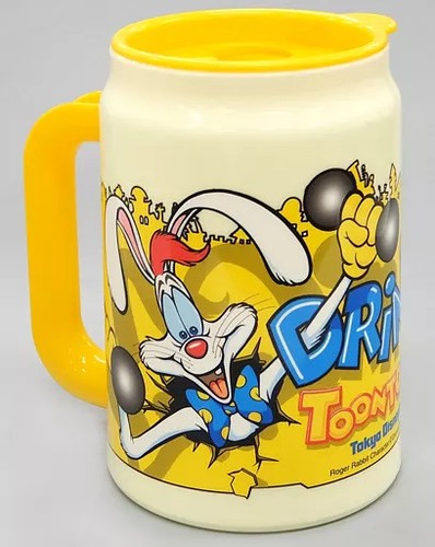 Roger Rabbit Mickey Mouse Pluto Toontown Souvenir Cup Mug Shape Disney ...