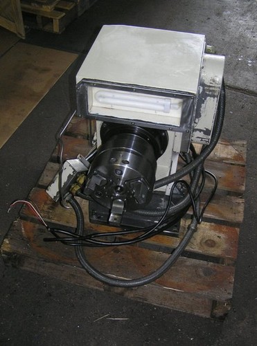 OKUMA 7000 4TH AXIS CNC ROTARY TABLE NCR-240 WITH HOWA CHUCK 7003 ...