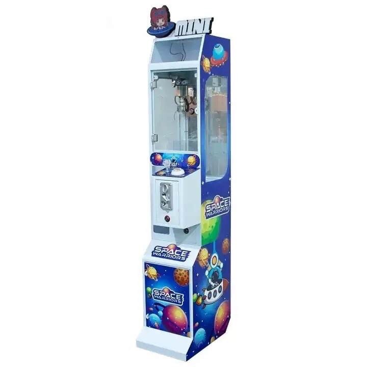 Mega Mini Claw Machine Toy Kids w/ Bill Acceptor Blue Arcade Game Coin ...