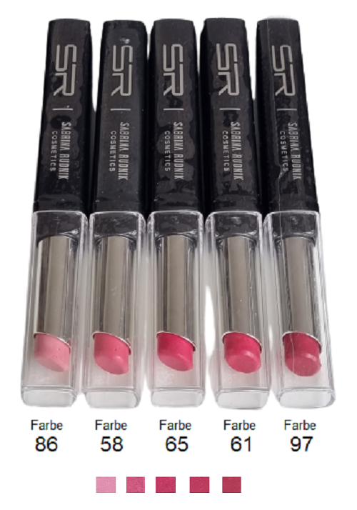 5er Set Lipstick Lippenstift Pink,Rot,Rosa-Töne Sabrina Rudnik ...