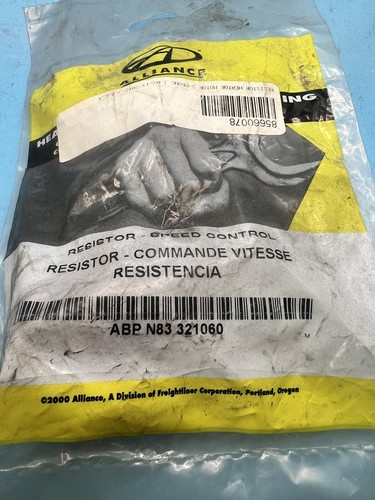 NOS GENUINE ALLIANCE SPEED CONTROL RESISTOR ABP N83 321060 85660078⚡ ...