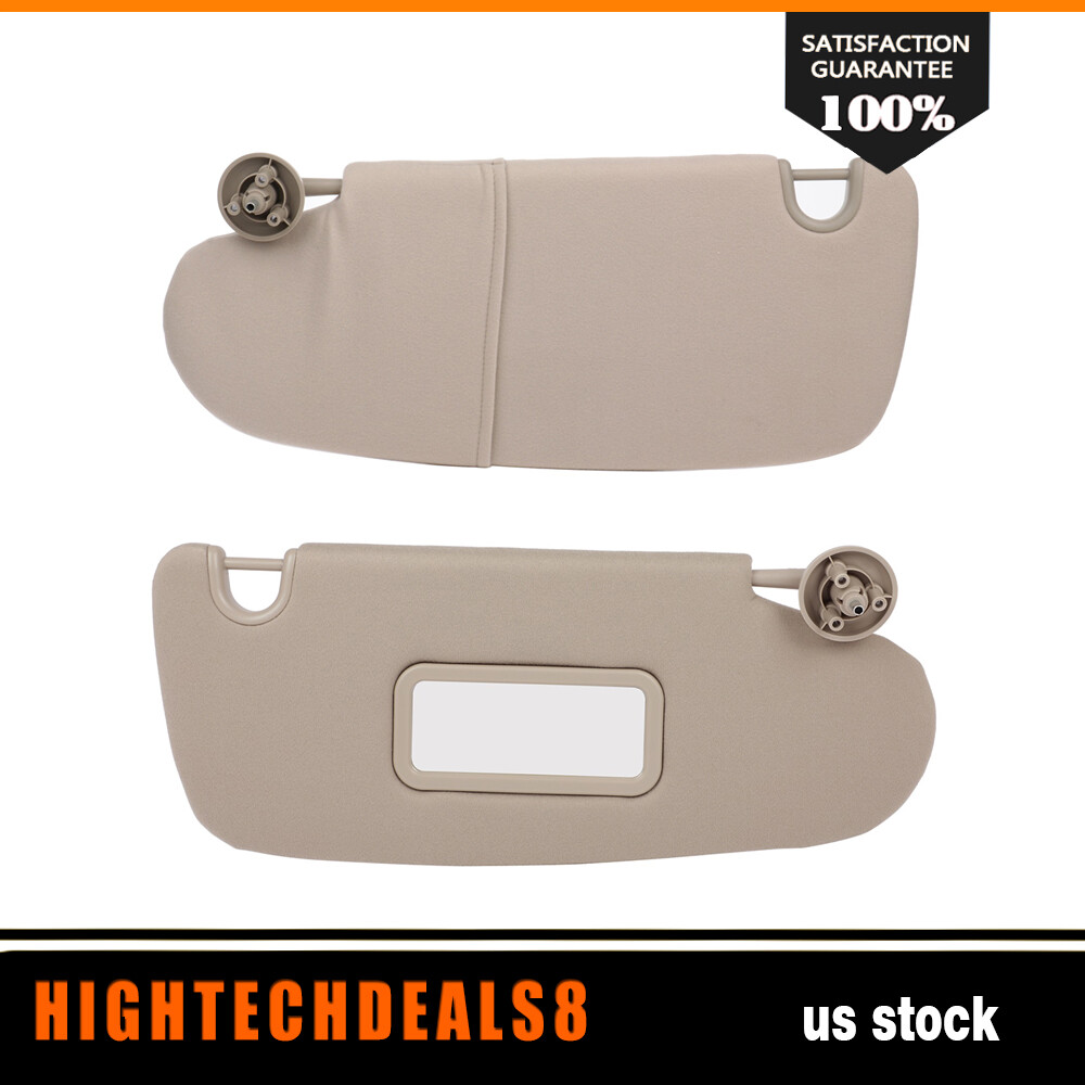 Sun Visor Pair Left Right Side for 02-10 Dodge Ram Extendable Non ...