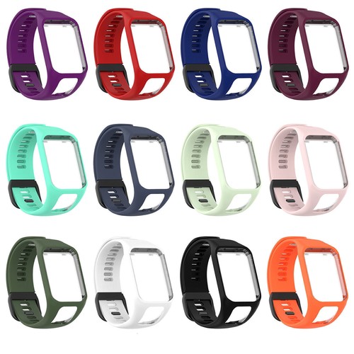 Silicone Sport Wrist Strap Band For TomTom Runner 2 3 Spark 3 Cardio ...
