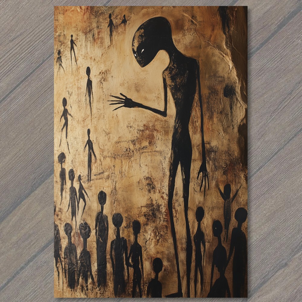 Cave Paintings Of Aliens