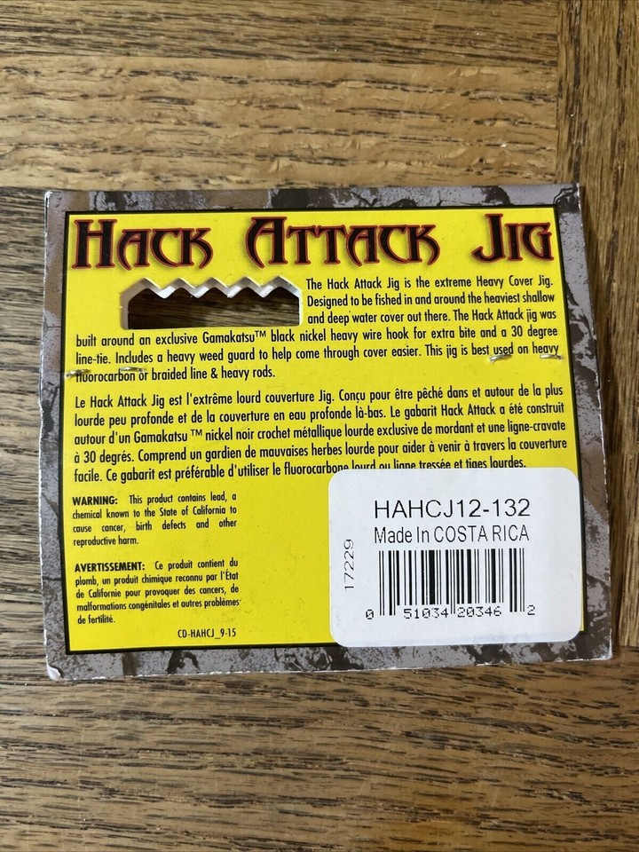 Strike King Hack Attack Jig Hook 1/2 HAHCJ12-132 - C7 51034203462| eBay