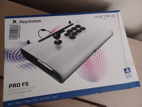 PDP Victrix Pro FS 12 Arcade Fight Stick for PS5, PS4 & PC White ...