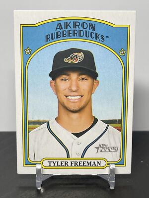 Tyler Freeman 2021 Topps Heritage #4 Cleveland Indians | eBay