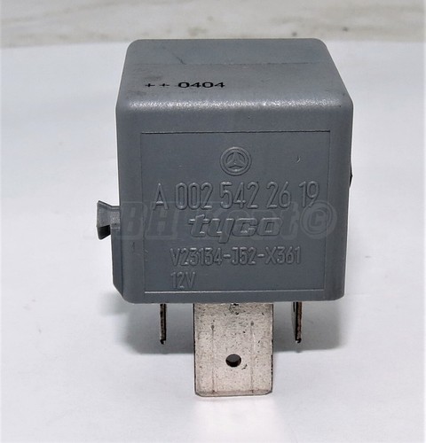 Mercedes-Benz (1996-2004) 4-Pin Grey Relay A0025422619 Tyco V23134-J52 ...