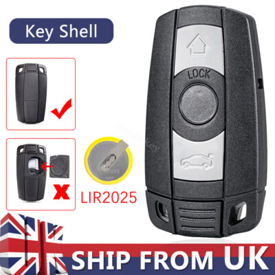 for Bmw E90 E91 E60 E61 X5 E92 E87 E82 Remote Key Fob Case 3 Button ...